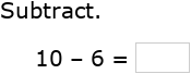 IXL | Subtracting 6 | 1st grade math