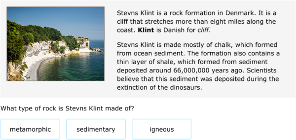 IXL | Classify rocks as igneous, sedimentary, or metamorphic | 4th ...
