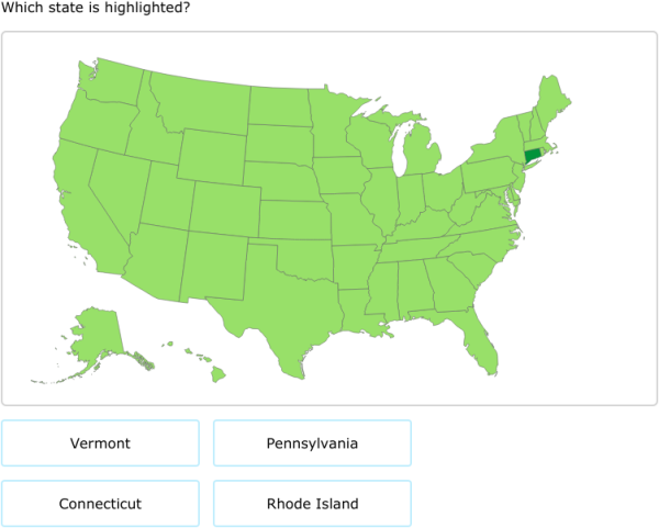 IXL | Identify states of the Northeast | 3rd grade social studies