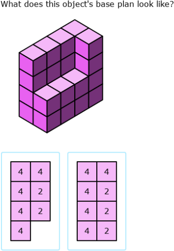 IXL - Base plans of irregular figures (Geometry practice)