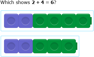 IXL | Match addition sentences and models - sums to 10 | 2nd grade math