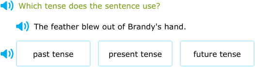 IXL | Is the sentence in the past, present, or future tense? | 2nd ...