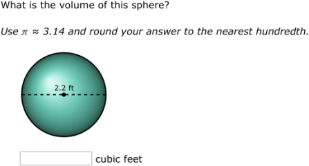 Volume Of A Sphere Example Problems