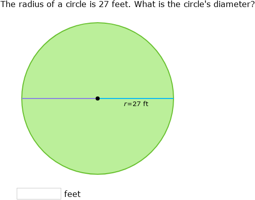 IXL | Radius and diameter of circles | 7th grade math