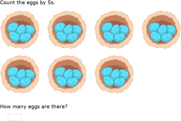 IXL | Skip-count by twos, fives, and tens - up to 120 | 1st grade math