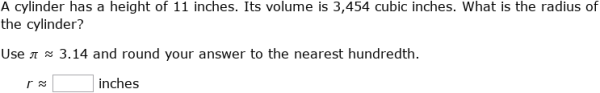 IXL | Volume of cylinders | 8th grade math