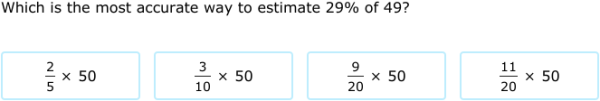 IXL | Estimate percents of numbers | 8th grade math