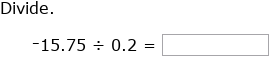 IXL | Divide positive and negative decimals | 6th grade math