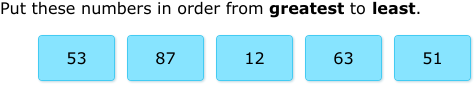 IXL | Put numbers up to 100 in order | 2nd grade math