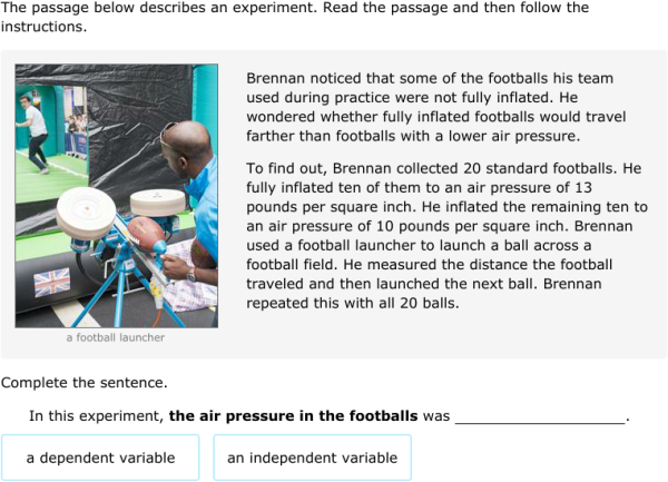 IXL | Identify independent and dependent variables | 8th grade science