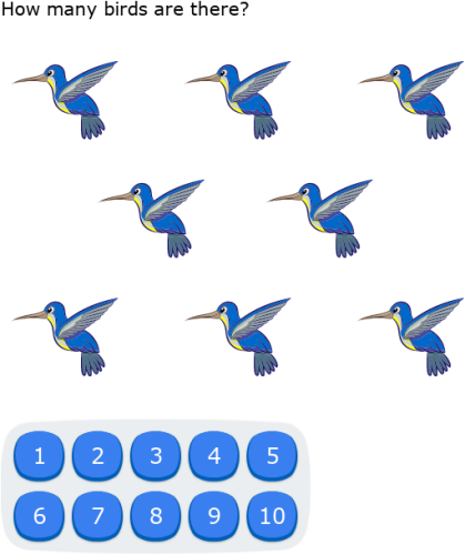 IXL | Count pictures - up to 10 | Pre-K math