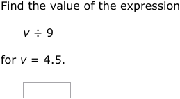 IXL | Evaluate variable expressions with decimals, fractions, and mixed ...