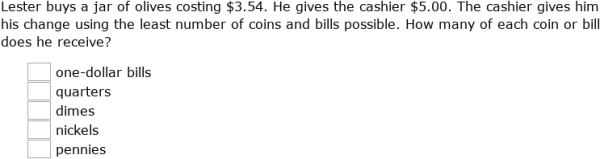 IXL | Making change | 3rd grade math