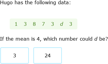 IXL | Mean: find the missing number | 5th grade math