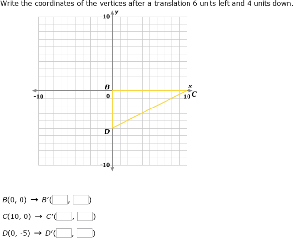 IXL | Translations: find the coordinates | 8th grade math