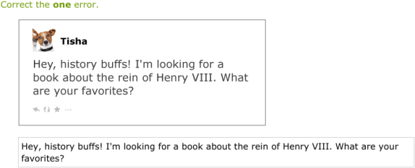 IXL | Correct errors in everyday use | 9th grade language arts