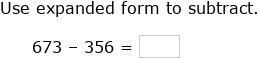 IXL | Use expanded form to subtract three-digit numbers - with ...