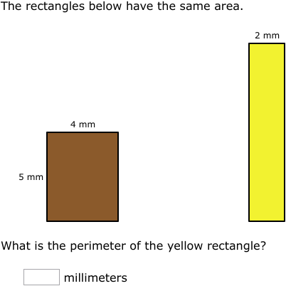 IXL | Relationship between area and perimeter: find the perimeter | 3rd ...