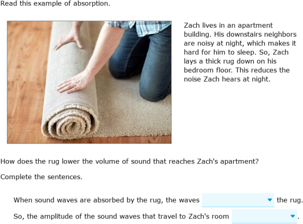 IXL | Transmission, reflection, and absorption of waves | 6th grade science