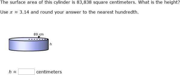 IXL - Surface area of prisms and cylinders (Algebra 2 practice)
