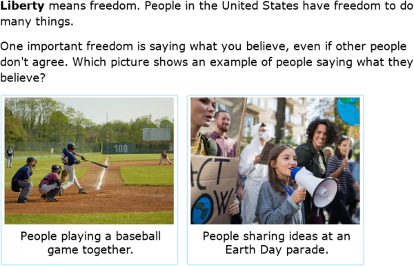 IXL | Pledge of Allegiance | 1st grade social studies