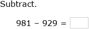 IXL | Subtract three-digit numbers: with regrouping | 3rd grade math