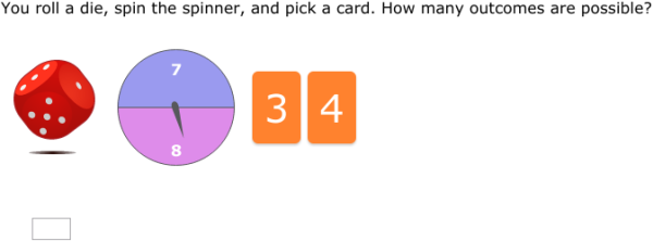 IXL | Compound events: find the number of outcomes | 7th grade math