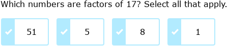 IXL | Identify factors | 3rd grade math