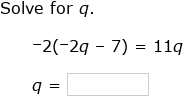 IXL - Solve linear equations (Algebra 2 practice)