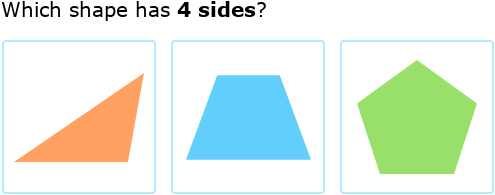 IXL | Count sides | 1st grade math