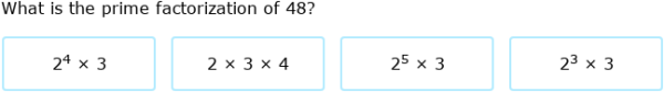 IXL | Prime factorization with exponents | 5th grade math