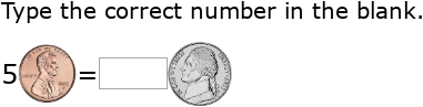 IXL | Exchanging coins - pennies, nickels, and dimes | 1st grade math