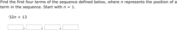 IXL | Evaluate variable expressions for sequences | 7th grade math