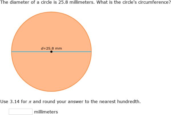 IXL | Circumference of circles | 7th grade math