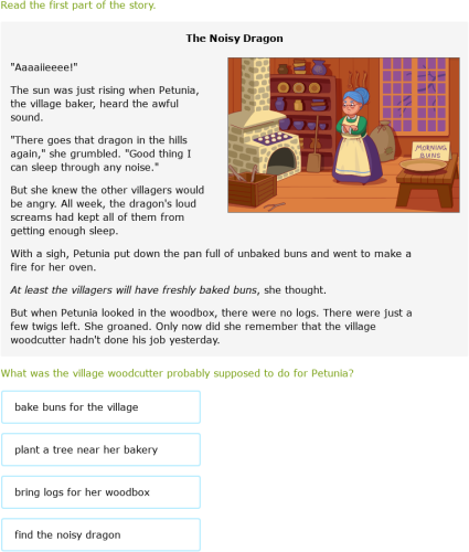 IXL | Read fantasy with illustrations | 3rd grade language arts