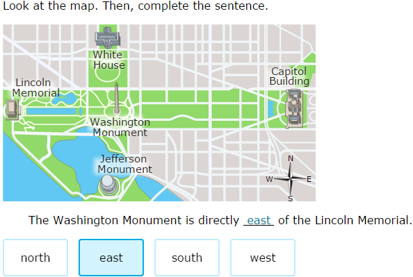 IXL - The Lincoln Memorial (2nd grade social studies practice)