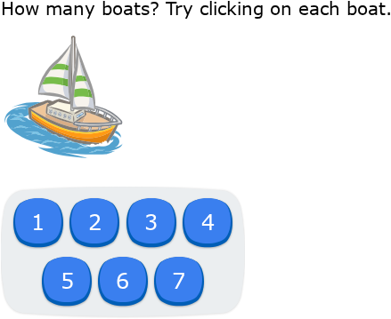 IXL | Learn to count - up to 7 | Kindergarten math