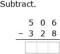 IXL | Subtract three-digit numbers: regroup tens and hundreds | 3rd ...