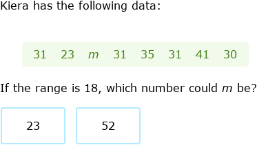 IXL | Range: find the missing number | 5th grade math