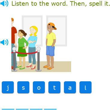 IXL | Spell the short vowel word | 1st grade language arts