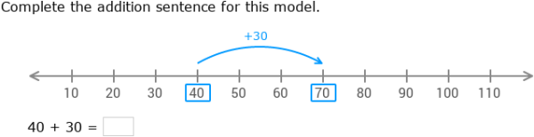 IXL | Addition sentences using number lines - multiples of 10 | 2nd ...