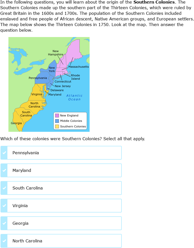Southern Colonies Government
