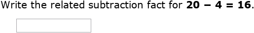 IXL | Related subtraction facts | 1st grade math