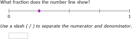 IXL | Identify unit fractions on number lines | 3rd grade math