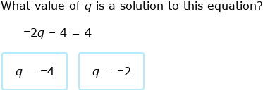 IXL | Which x satisfies an equation? | 6th grade math