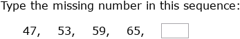 IXL | Addition patterns: find the missing number | 4th grade math