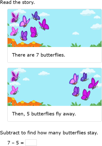 IXL | Subtraction word problems with 2 | 1st grade math