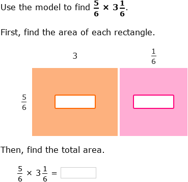 IXL | Multiply with mixed numbers using area models | 5th grade math