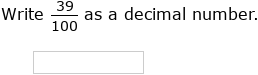 IXL - Convert between decimals and fractions (Algebra 1 practice)