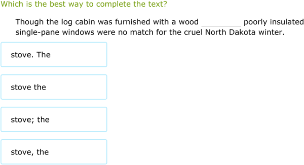 IXL | Choose punctuation to avoid fragments and run-ons | 10th grade ...